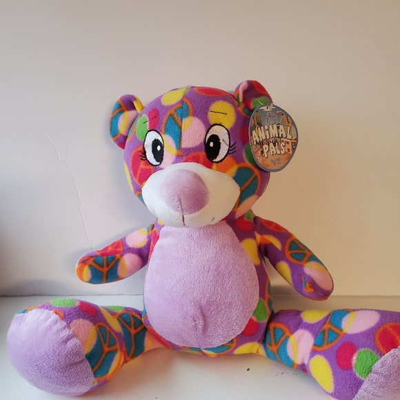 Kellytoy | Toys | Kellytoy 4 Mod Peace Sign Multi Color Bear 2112012 ...